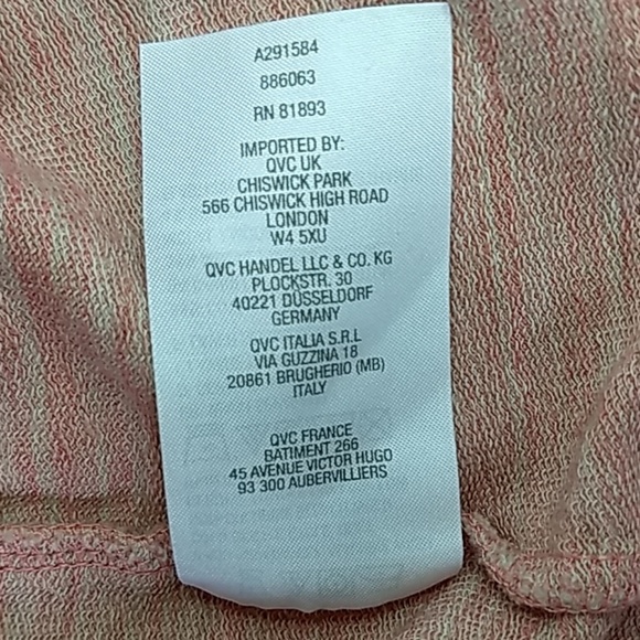 QVC | Tops | Anybody French Terry Pink Hooded Tunic Xs For Qvc | Poshmark